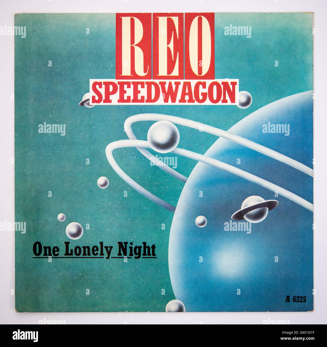 Picture cover of the seven inch single version of One Lonely Night by ...