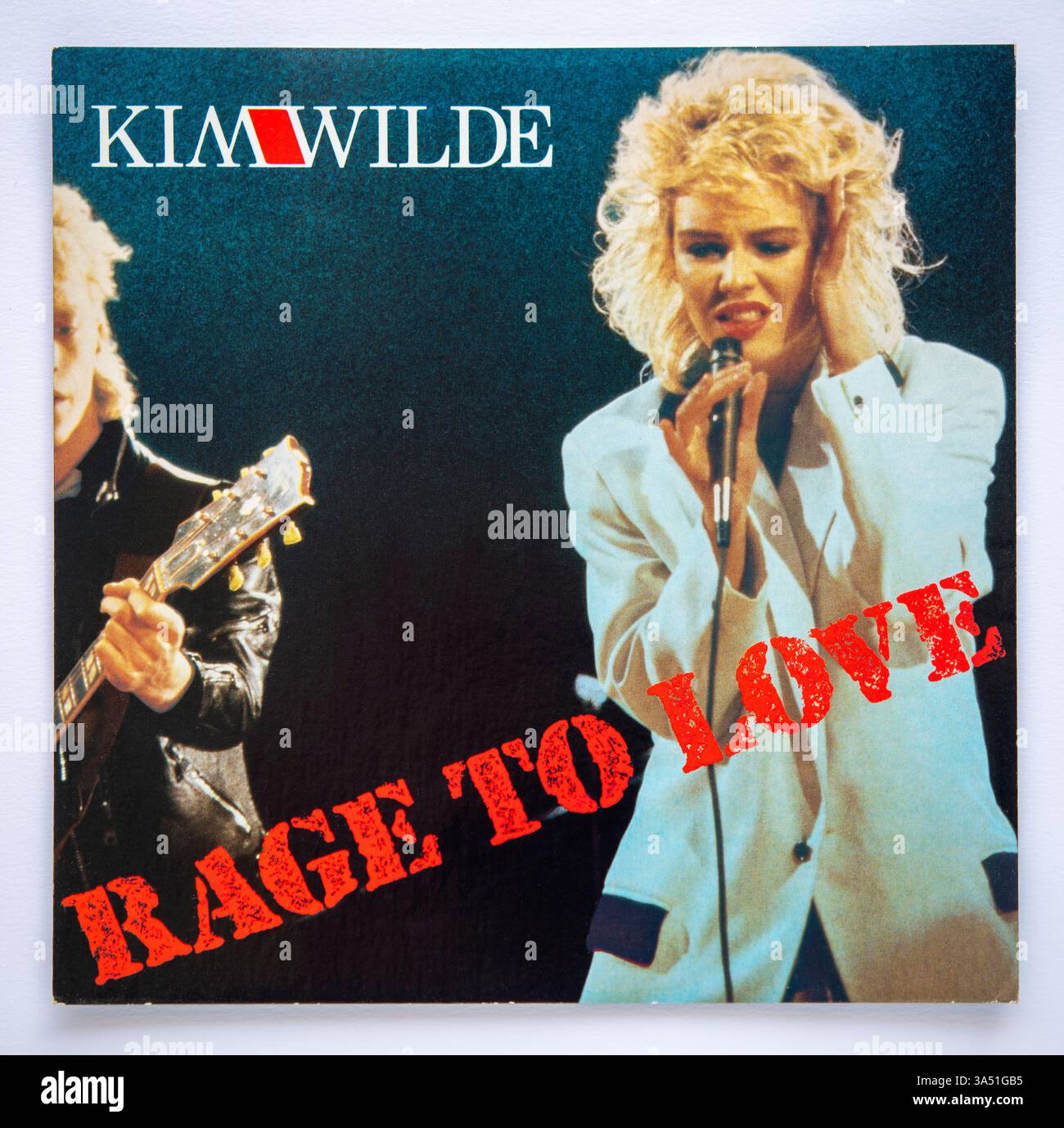 Picture cover of the seven inch single version of Rage to Love by Kim ...