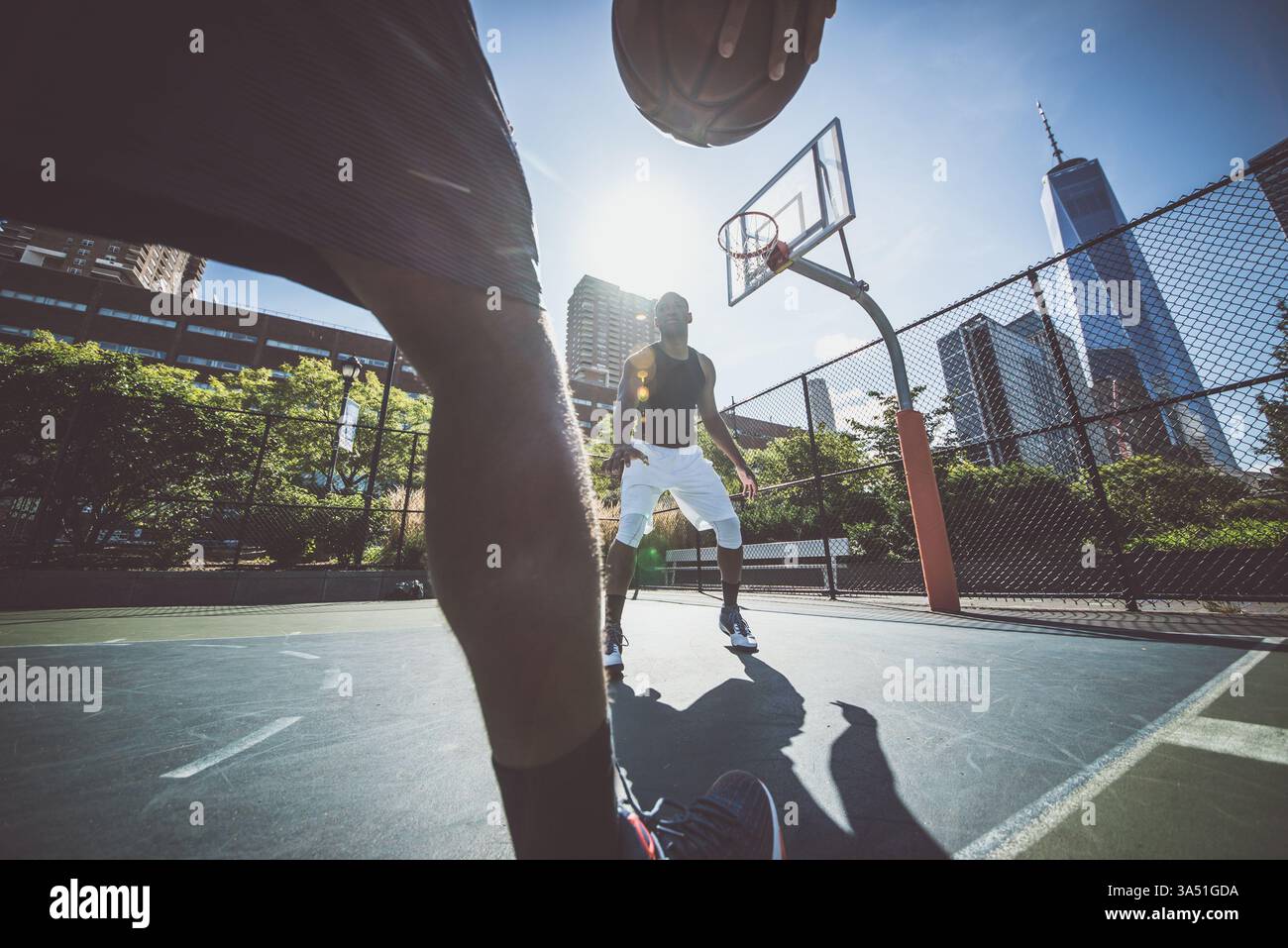 African basketball players dribbling ball hi-res stock photography and ...