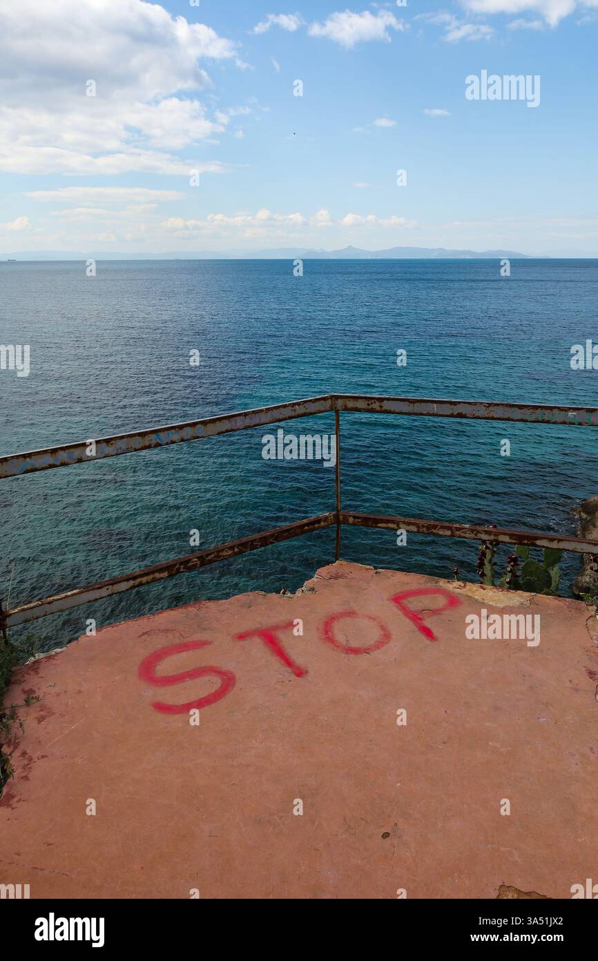 Haunting seaside ruins hi-res stock photography and images - Alamy