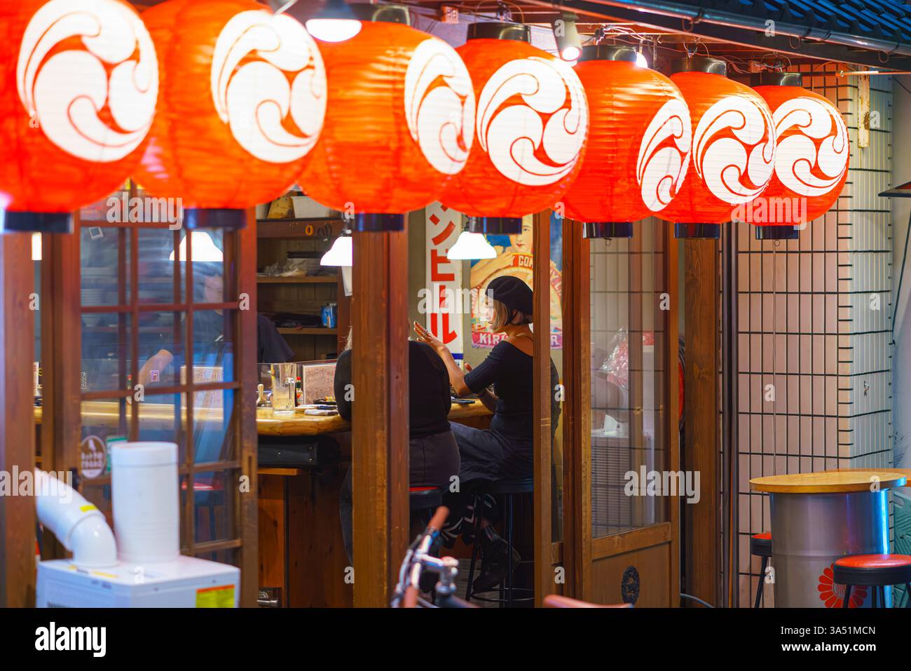 Osaka, Japan - Sep 23 2024, Panoramic view of a traditional Japanese ...