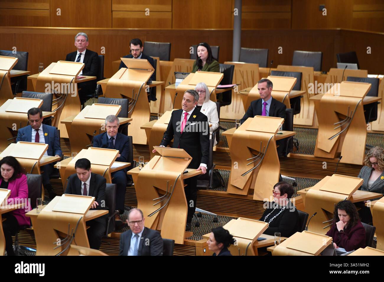 Edinburgh, Scotland, UK. 20 March 2025. PICTURED: Alex Cole-Hamilton ...