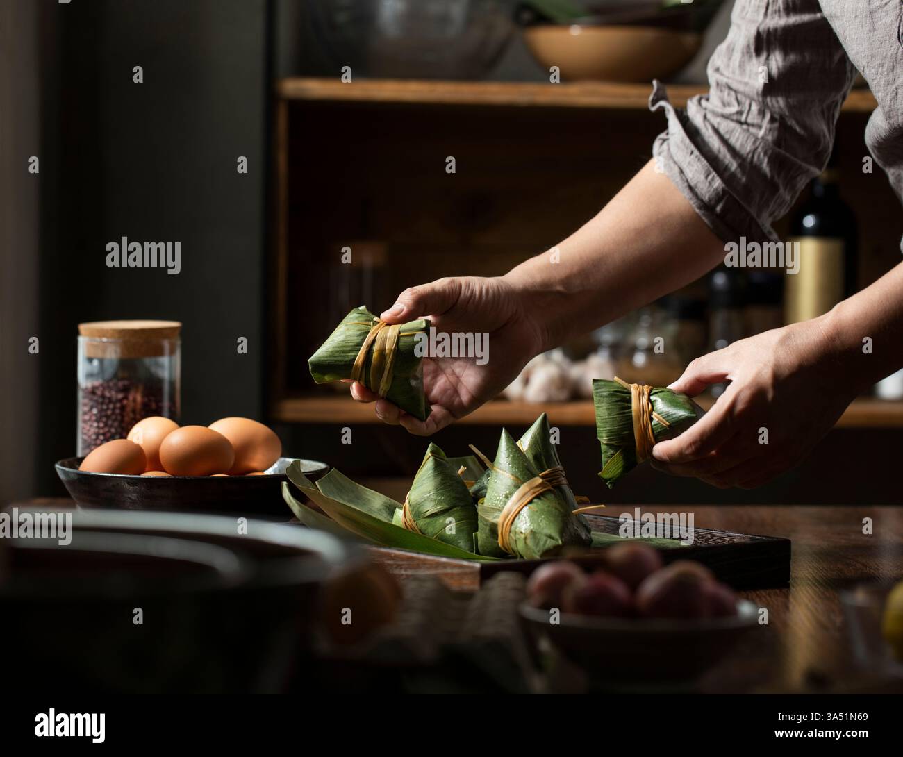 Zongzi 1 hi-res stock photography and images - Alamy