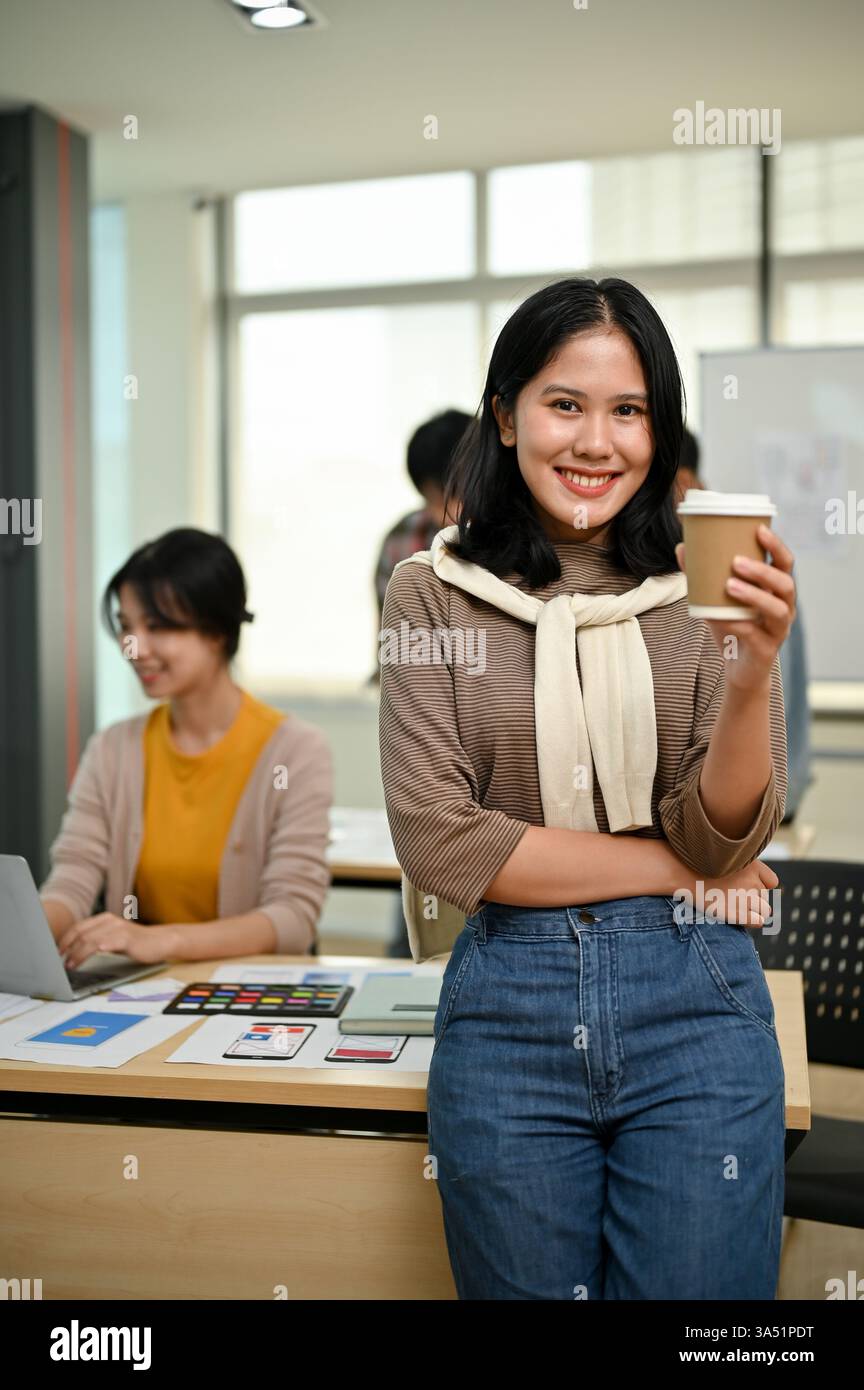 Portrait asian female developer standing hi-res stock photography and ...