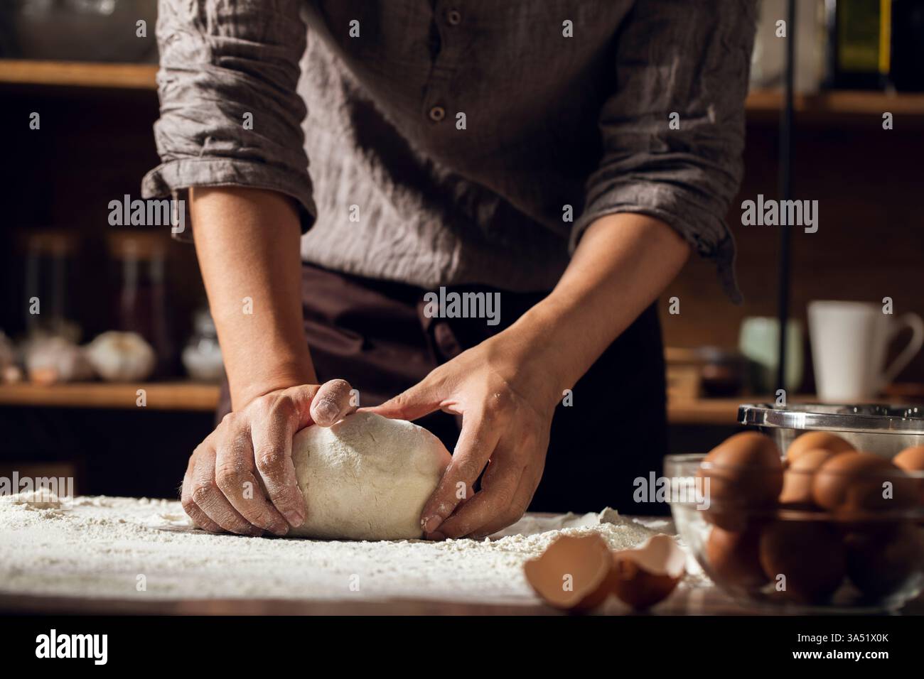 Midsection man holding homemade hi-res stock photography and images - Alamy