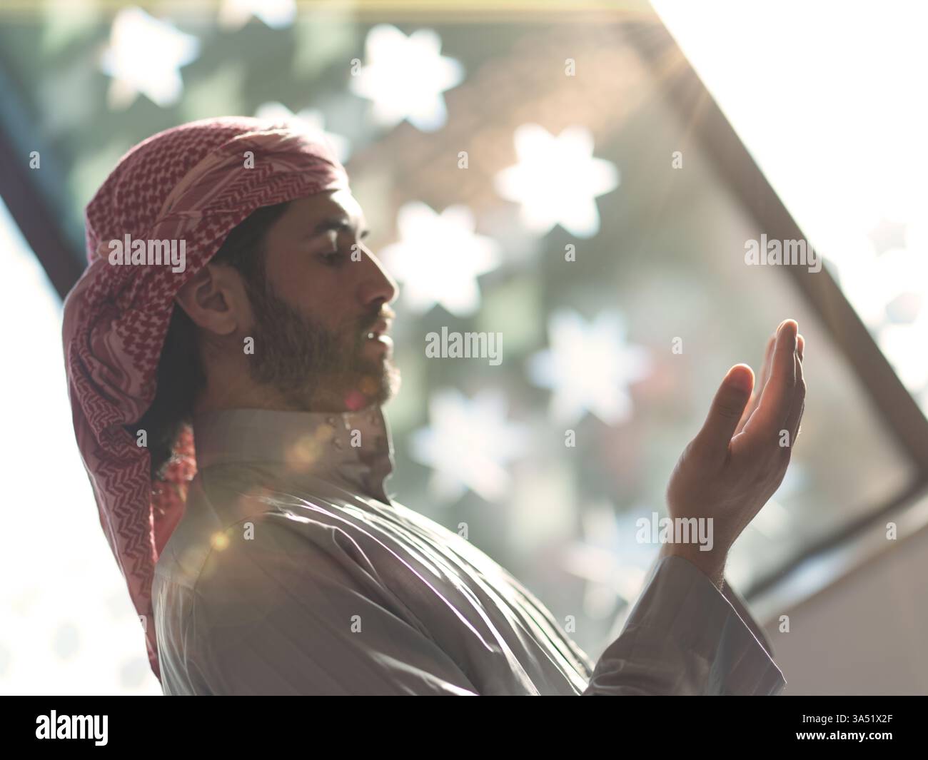 muslim prayer inside the mosque in namaz worship Allah Stock Photo - Alamy