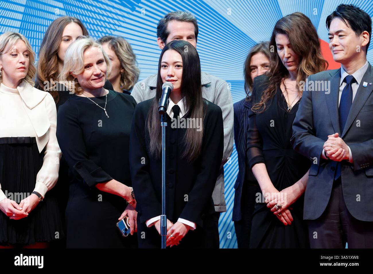 March 20, 2025, Yokohama, Japan: Japanese actress Fumi Nikaido (C ...