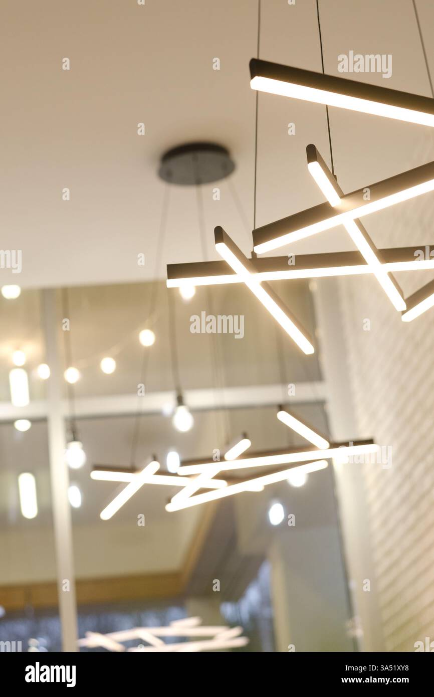 Unique hanging light installations offer a blend of style and ...