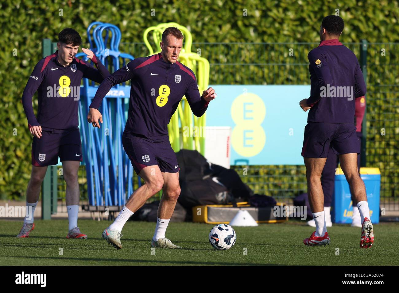 Enfield, UK. 20th Mar, 2025. England defender Dan Burn during the ...