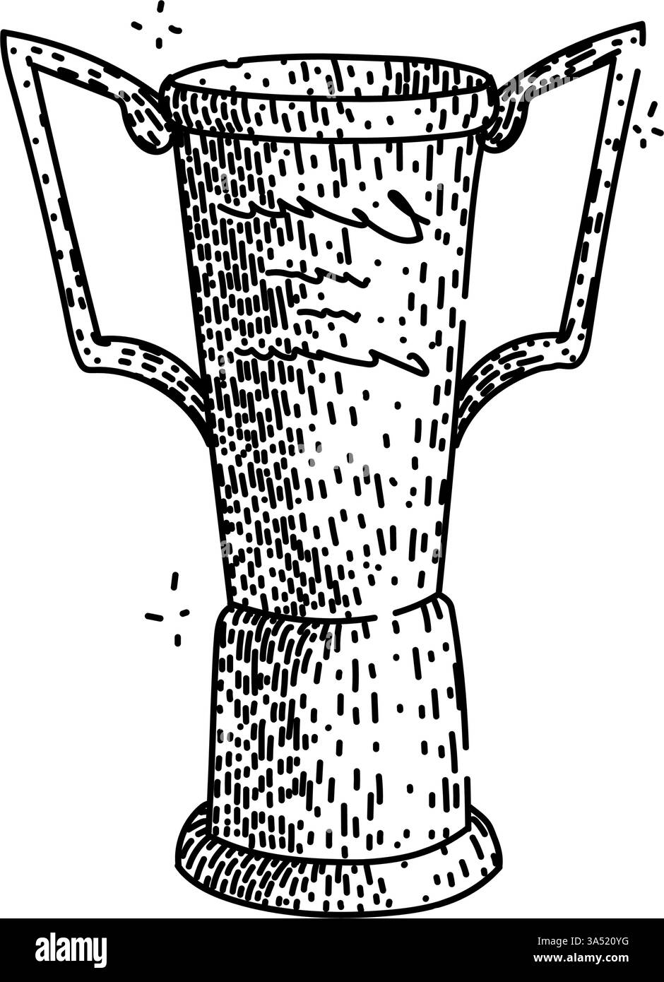 prize trophy sketch hand drawn vector Stock Vector Image & Art - Alamy