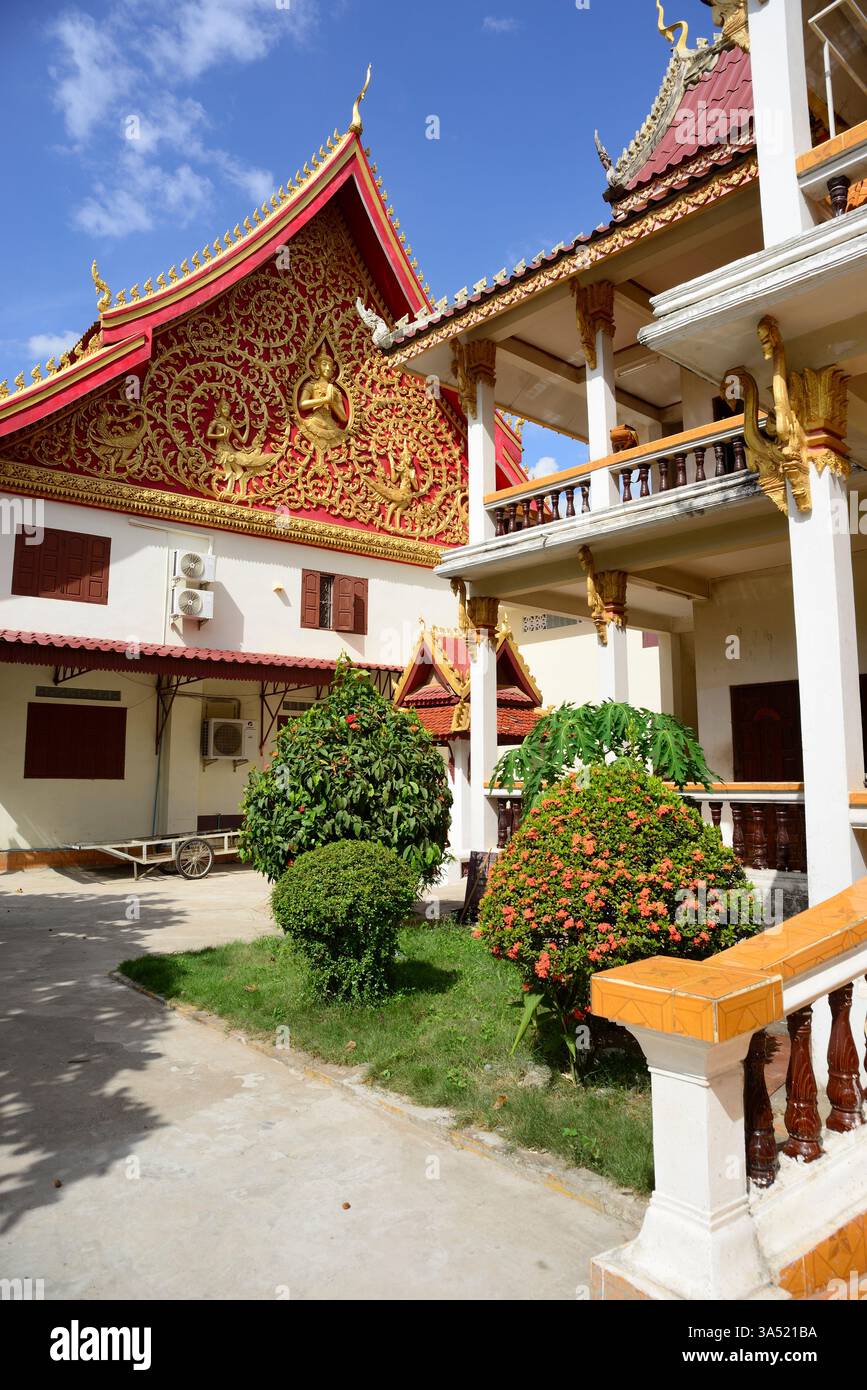 Temples of Vientiane, Lao Stock Photo - Alamy
