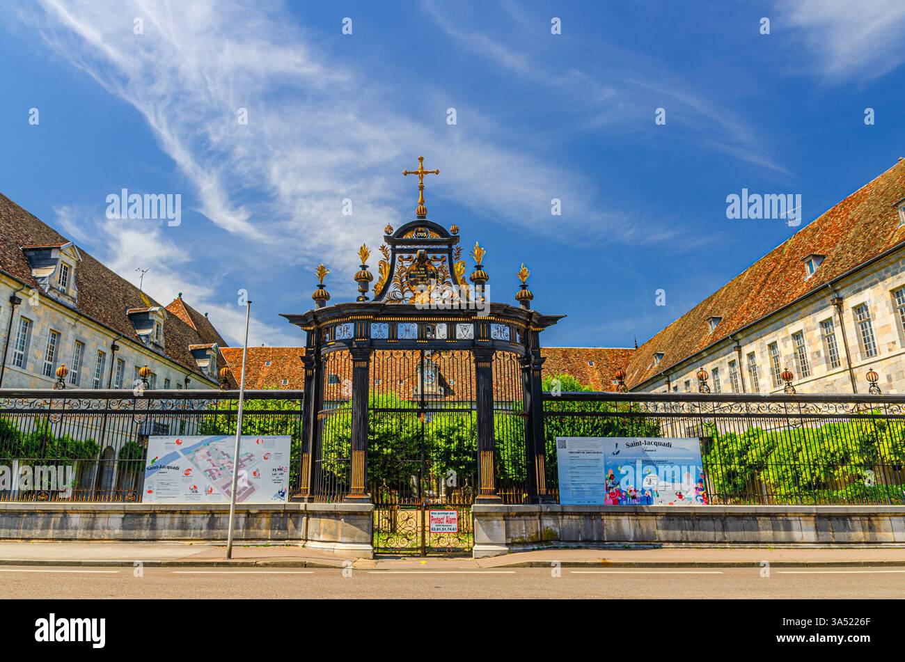 Besancon, France, July 10, 2024: Saint-Jacques hospital Besançon ...