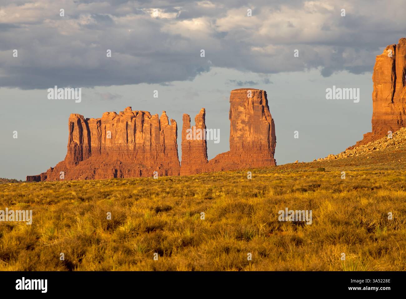 Monument Valley and Buttes Stock Photo - Alamy