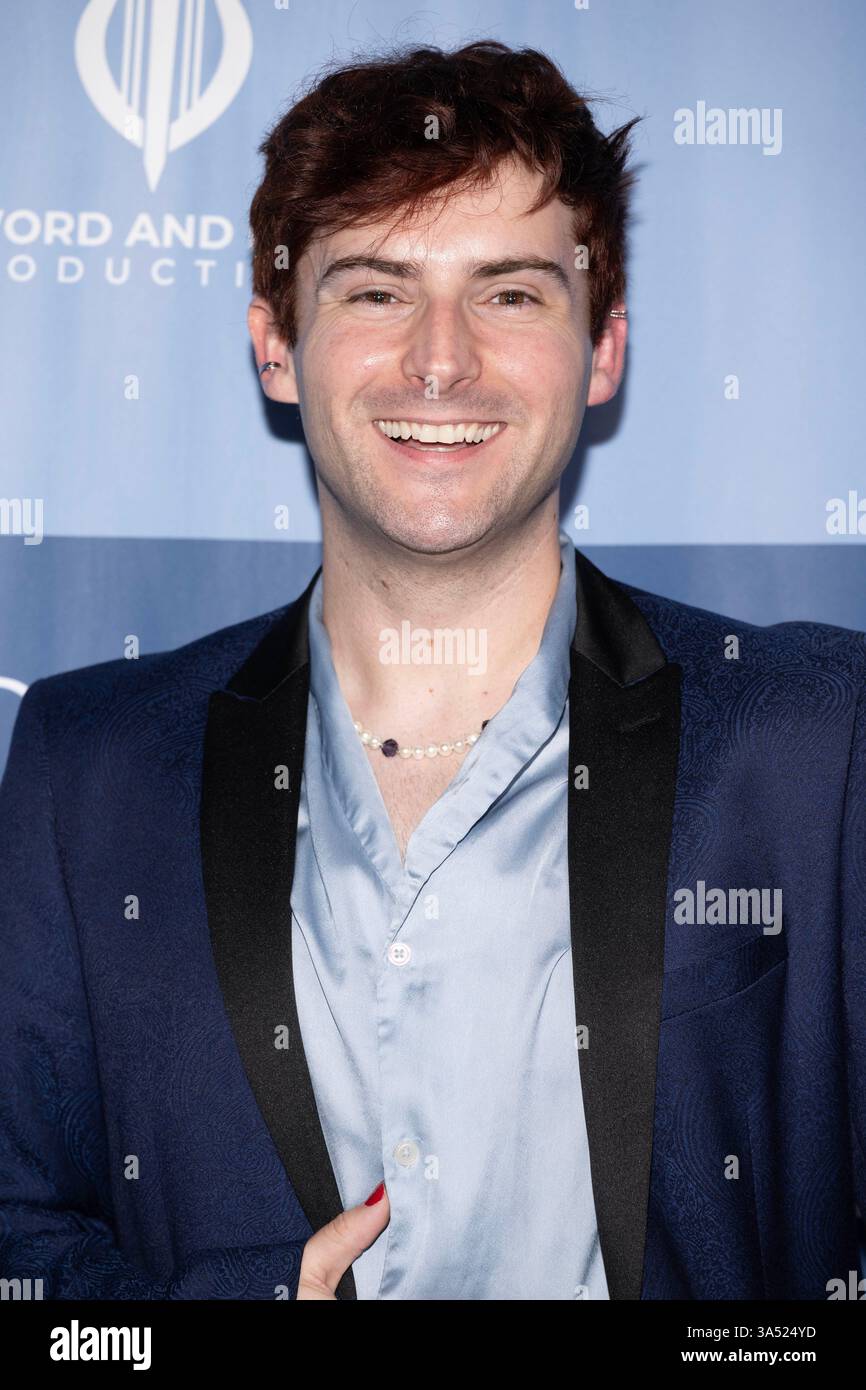 Logan Allison attends Los Angeles Premiere of TV Series The Ice King's Heart at Studio 537, Los ...