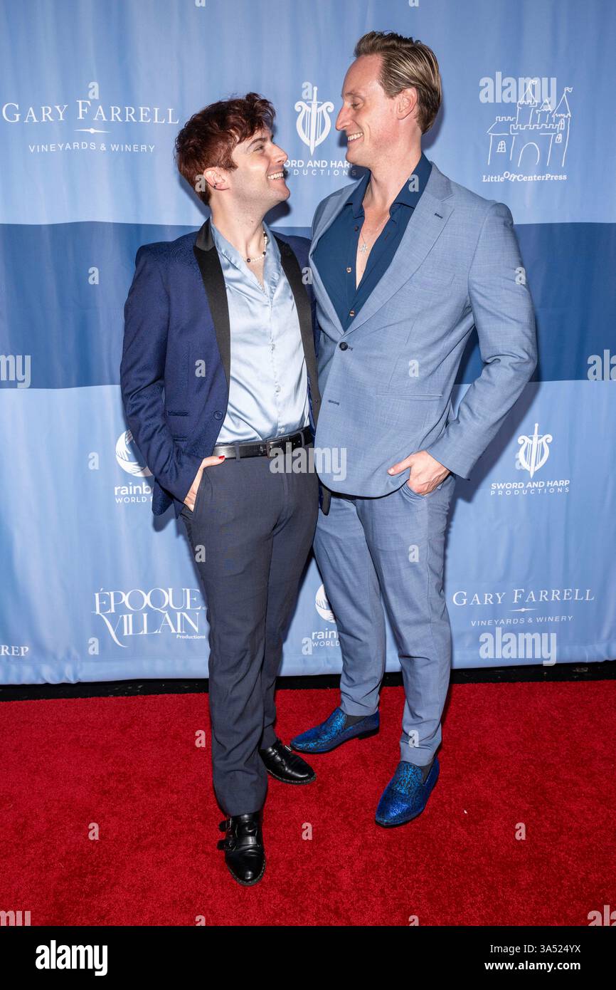 Los Angeles, USA. 19th Mar, 2025. Logan Allison, Actor Nathaniel ...