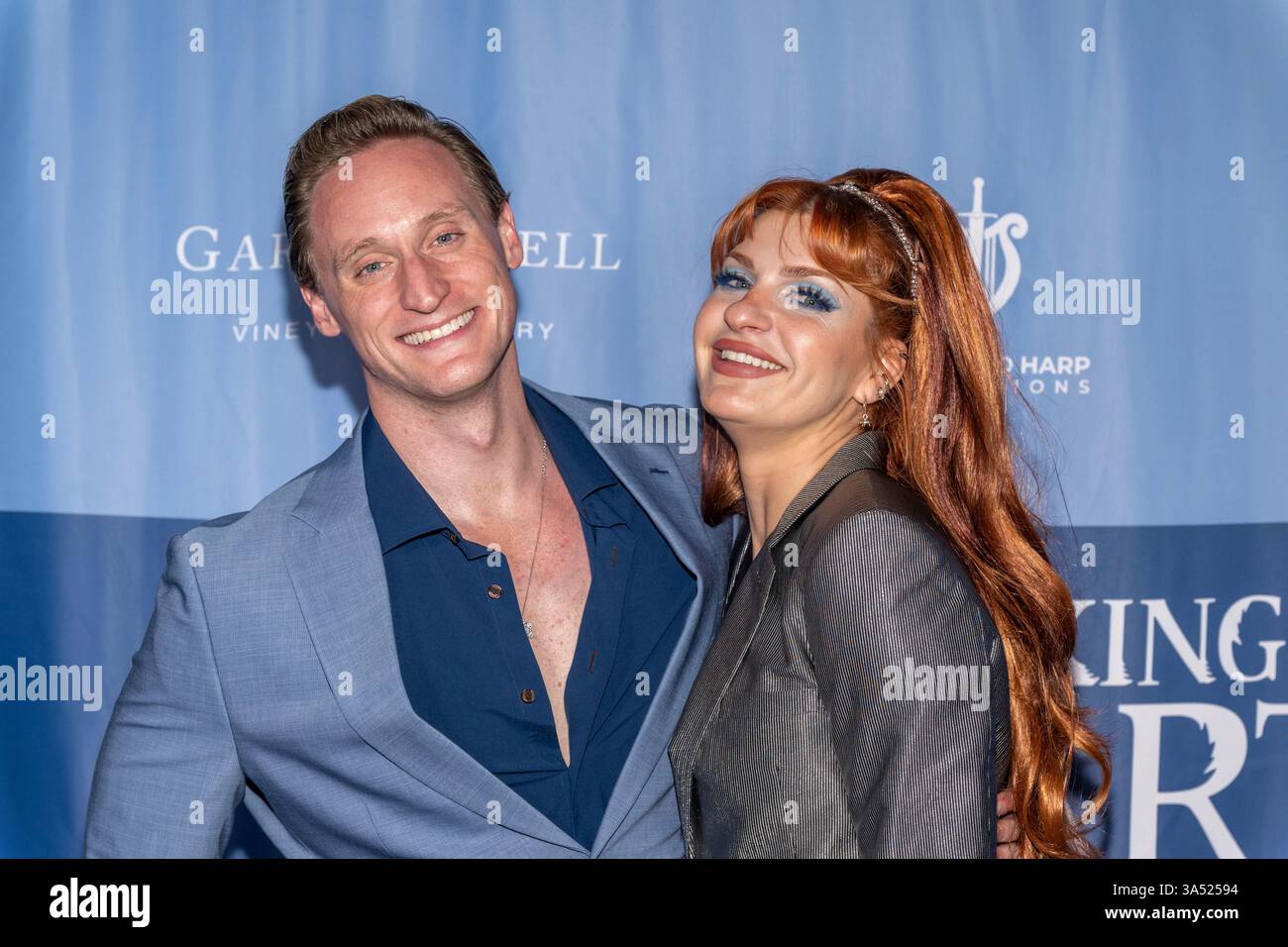 Los Angeles, USA. 19th Mar, 2025. Actor Nathaniel Dolquist, Kelly ...