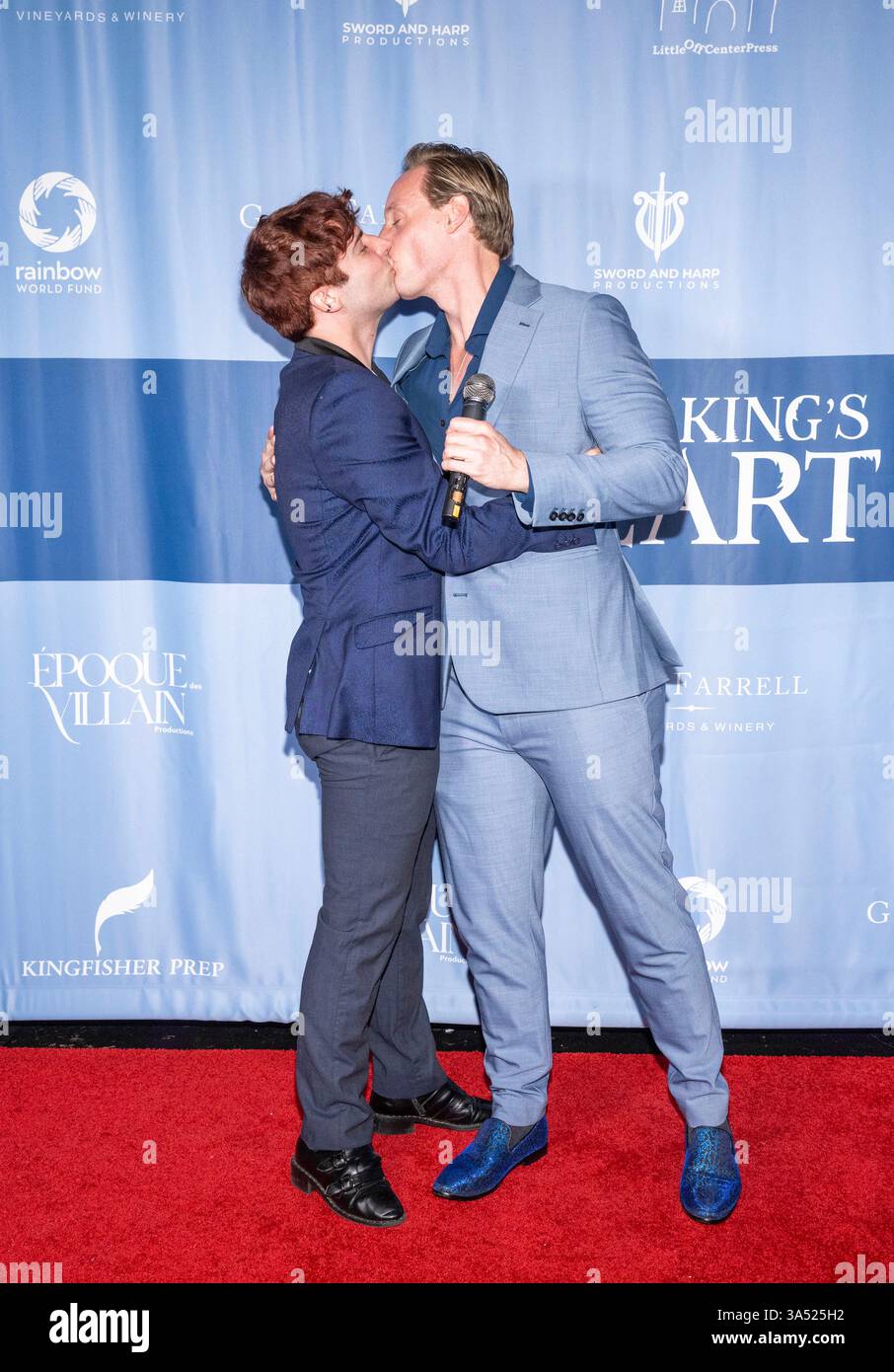 Los Angeles, USA. 19th Mar, 2025. Logan Allison, Actor Nathaniel ...