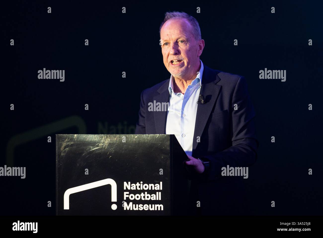 EDITORIAL USE ONLY Former Everton and England footballer, Trevor Steven ...