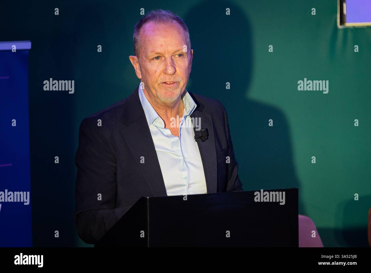 EDITORIAL USE ONLY Former Everton and England footballer, Trevor Steven ...