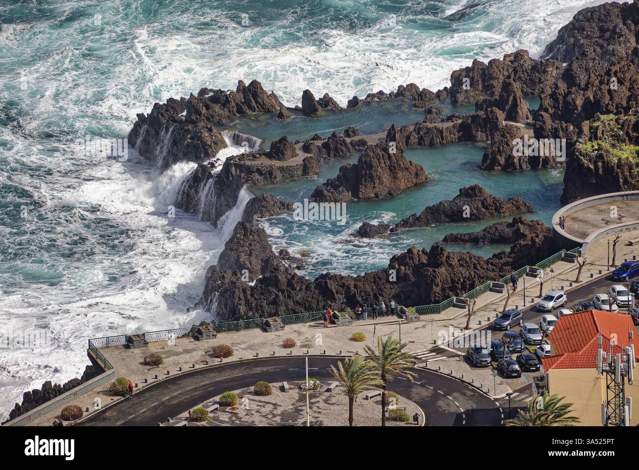 Natural swimming pools in volcanic rock, lava pools, natural swimming ...