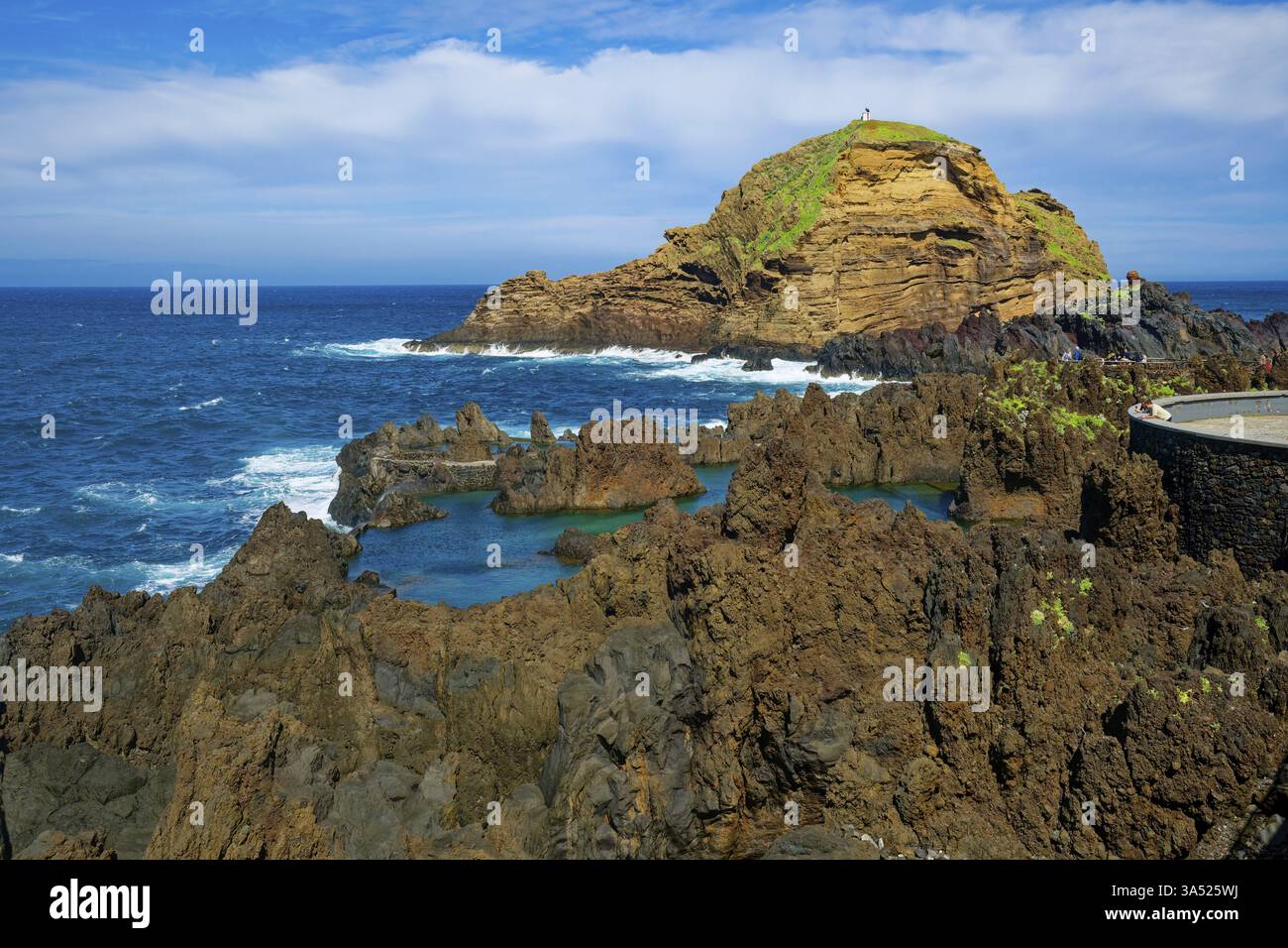 Natural swimming pools in volcanic rock, lava pools, natural swimming ...
