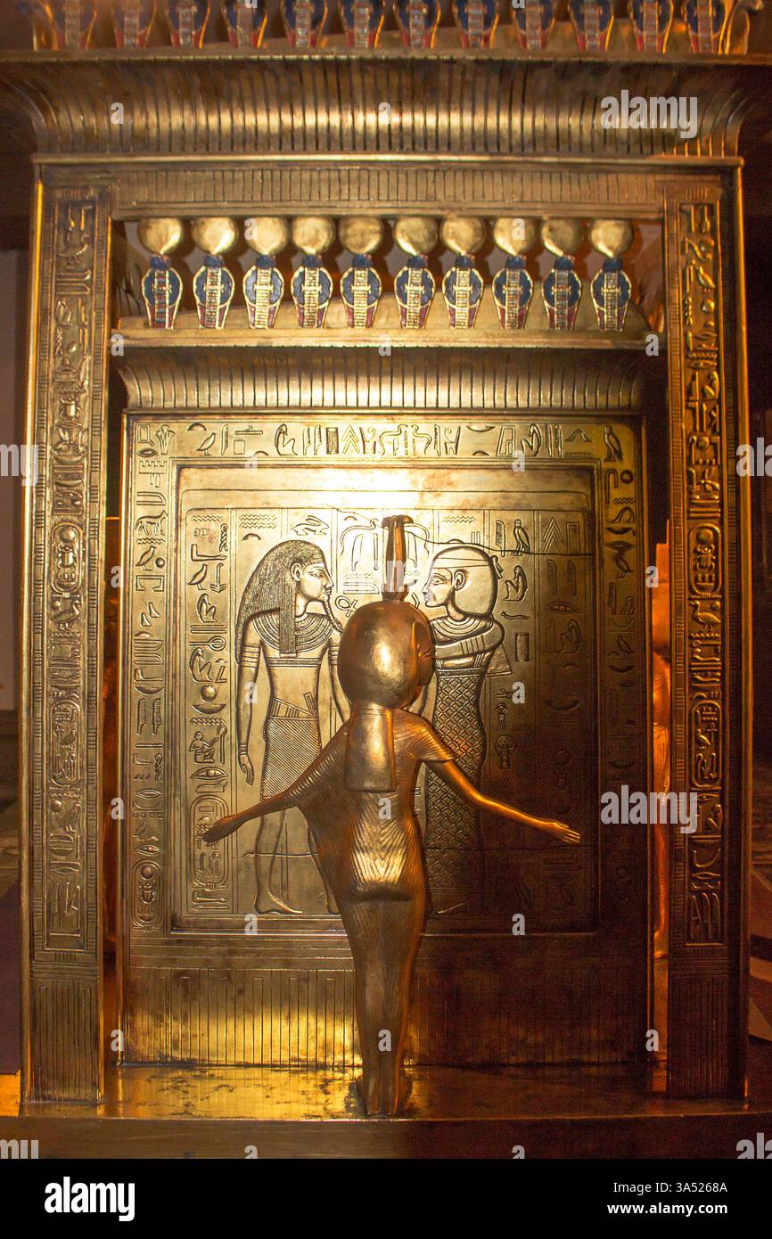 Moscow, VDNH - October 1, 2022. The exhibition "Treasures of the Tomb ...
