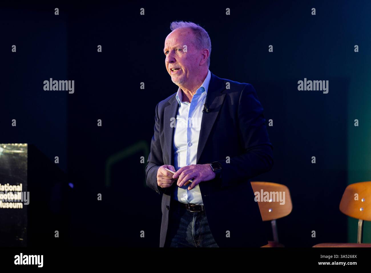 EDITORIAL USE ONLY Former Everton and England footballer, Trevor Steven ...