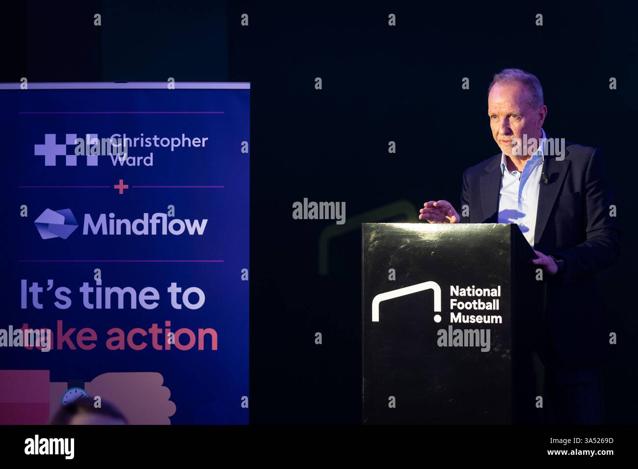 EDITORIAL USE ONLY Former Everton and England footballer, Trevor Steven ...