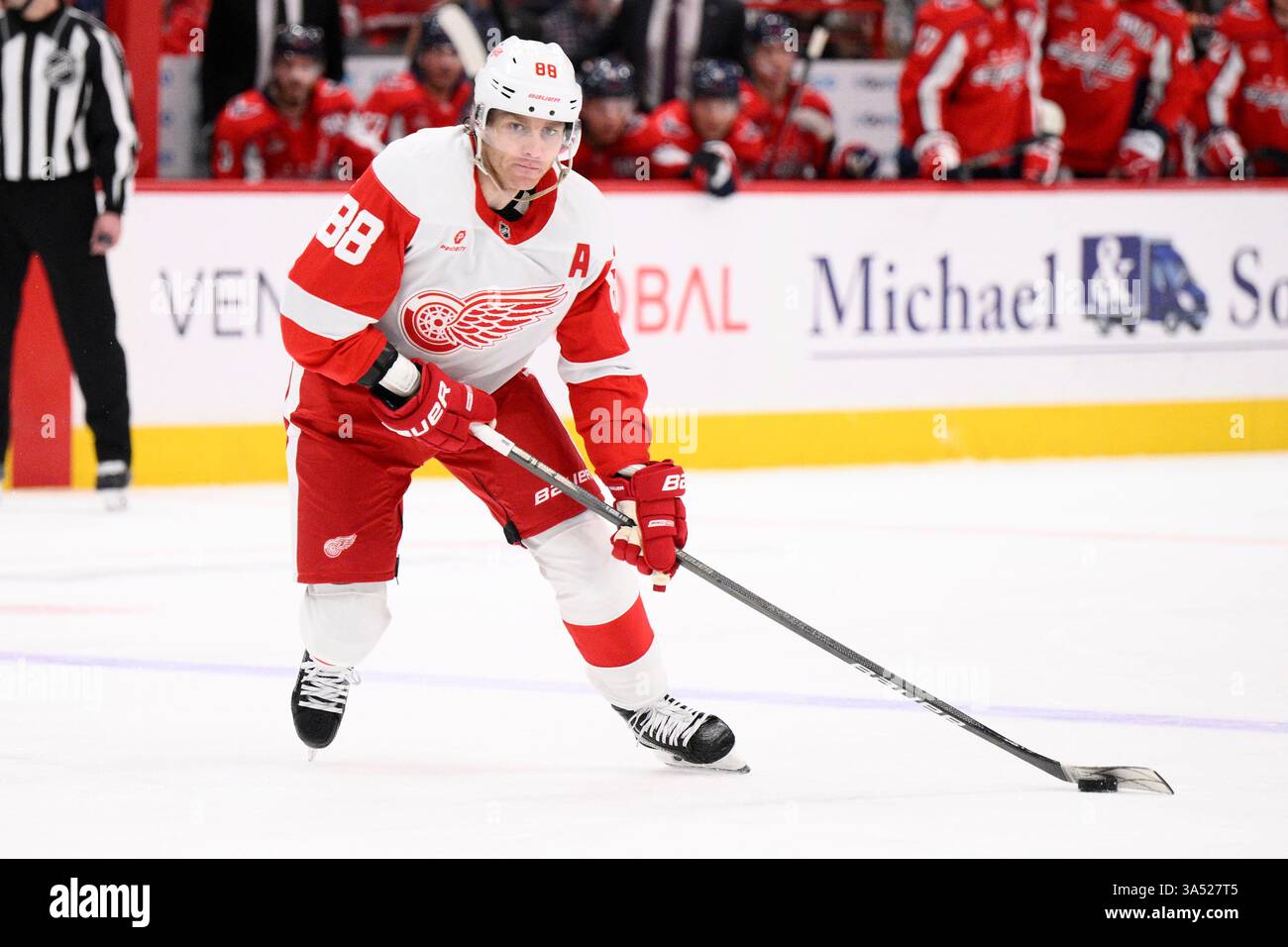 Detroit Red Wings right wing Patrick Kane (88) in action during the second period of an NHL ...