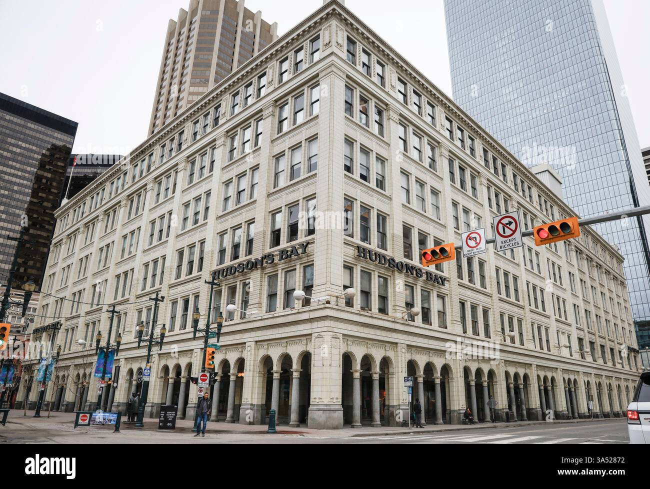 Calgary, Canada. 20th Mar, 2025. The Hudson's Bay building os pictured ...