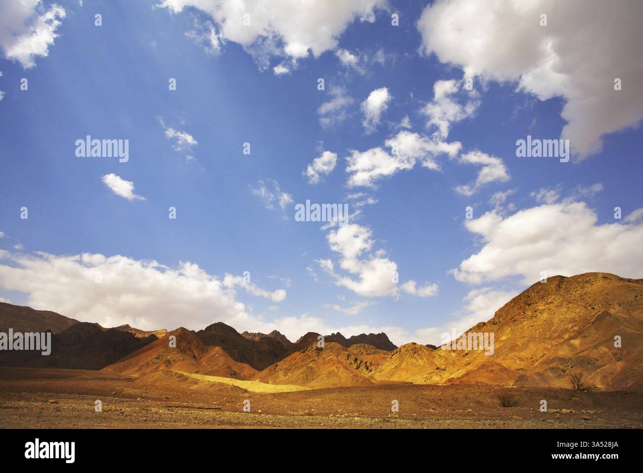 Bible landscape - hilly stone desert near to Sinai Stock Photo - Alamy