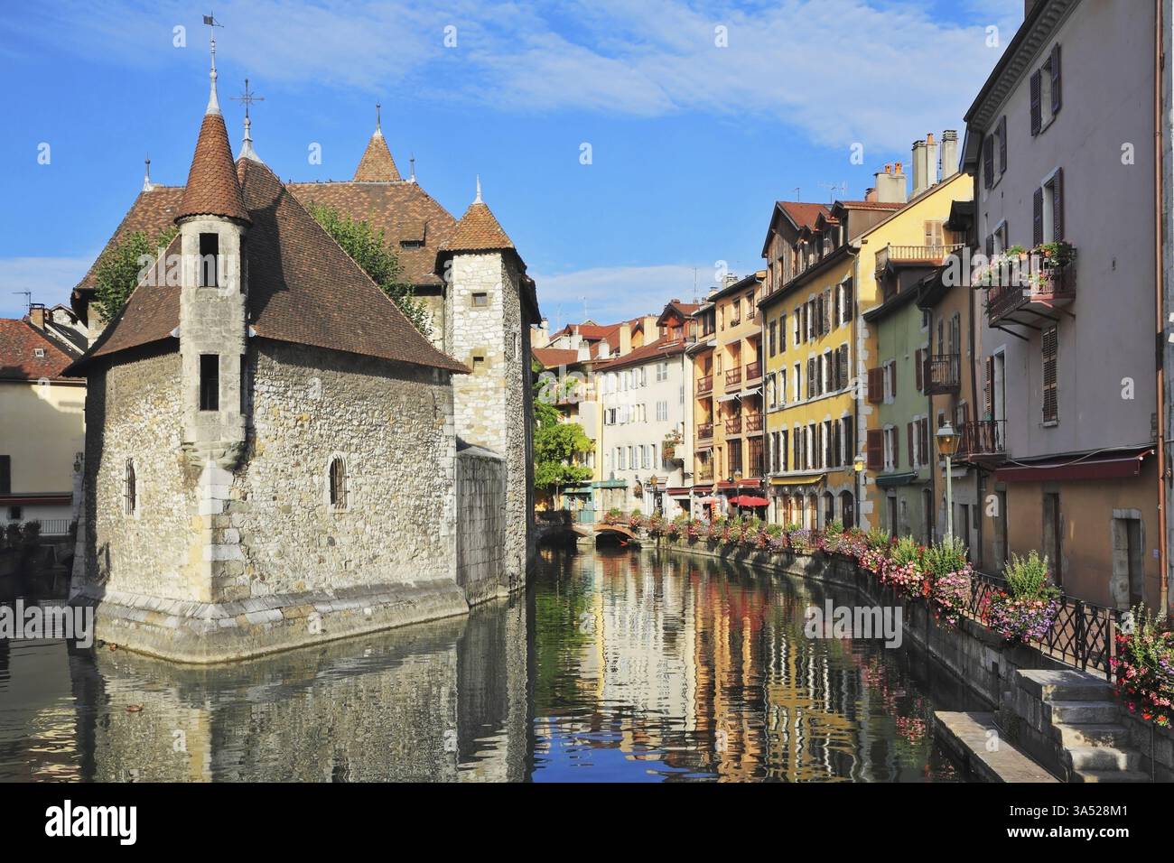 The picturesque medieval prison in the old French resort town of Annecy ...
