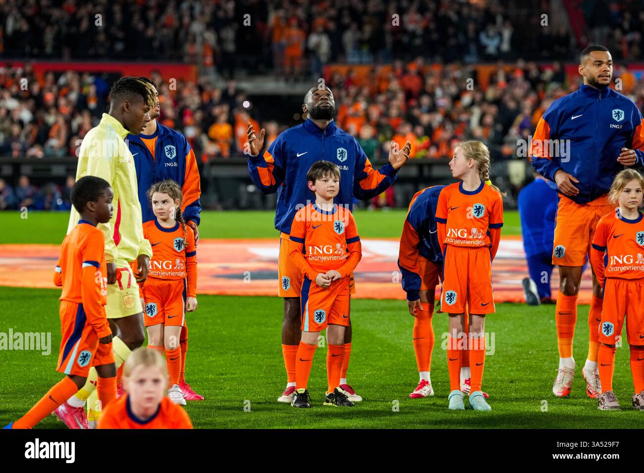 Rotterdam, The Netherlands. 20th Mar, 2025. Rotterdam - Lutsharel ...