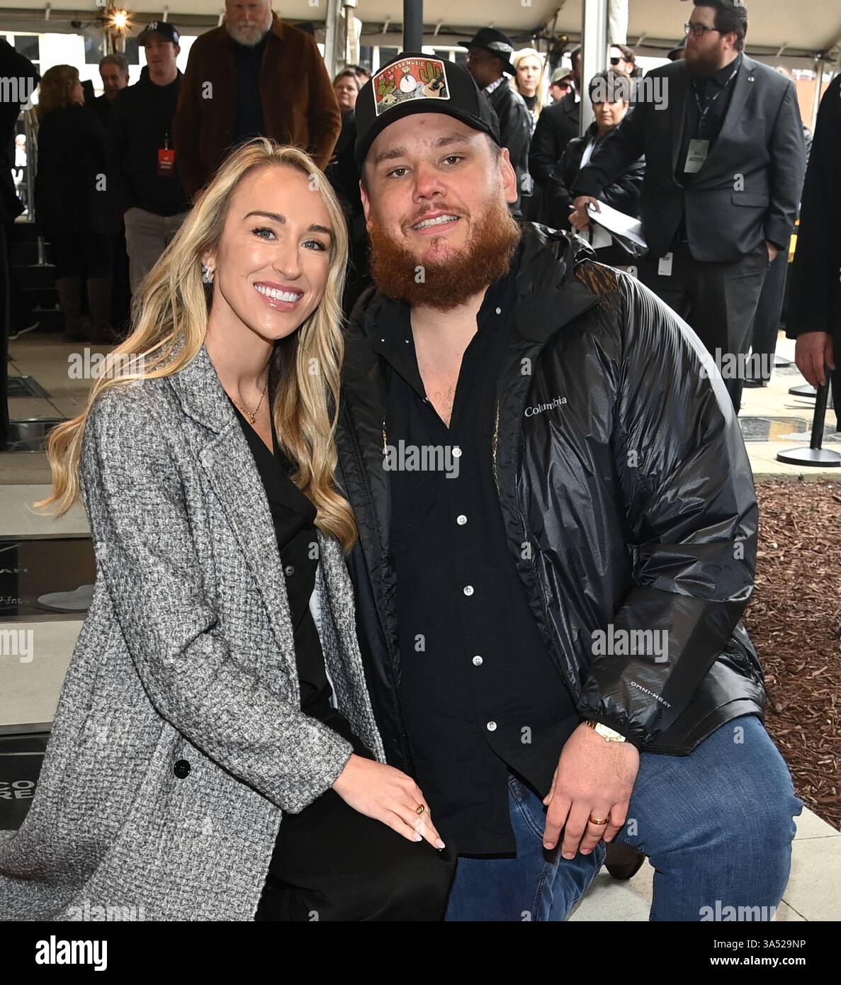 Nashville, USA. 20th Mar, 2025. Luke Combs and Nicole Hocking attending ...
