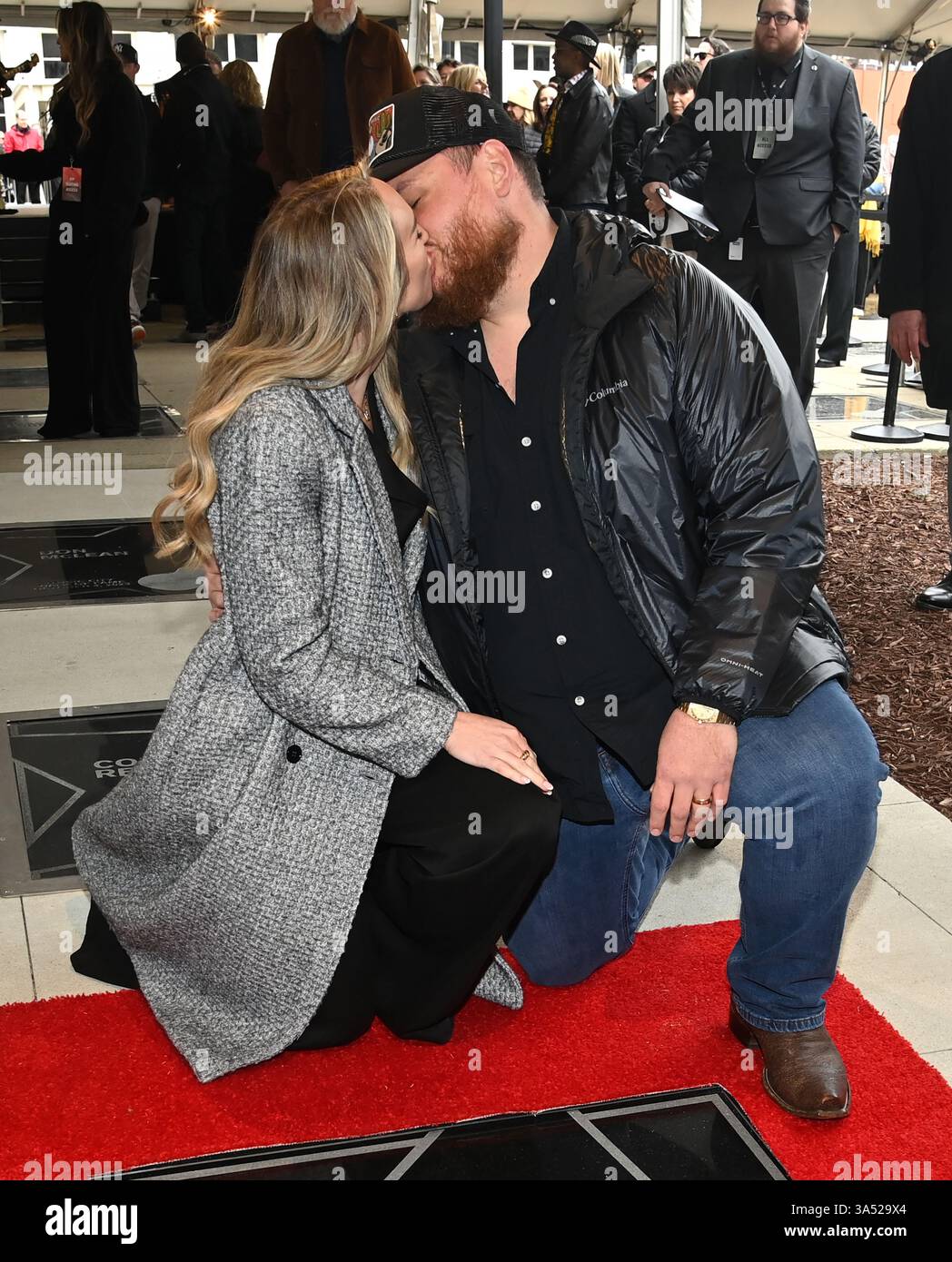 Nashville, USA. 20th Mar, 2025. Luke Combs and Nicole Hocking attending ...