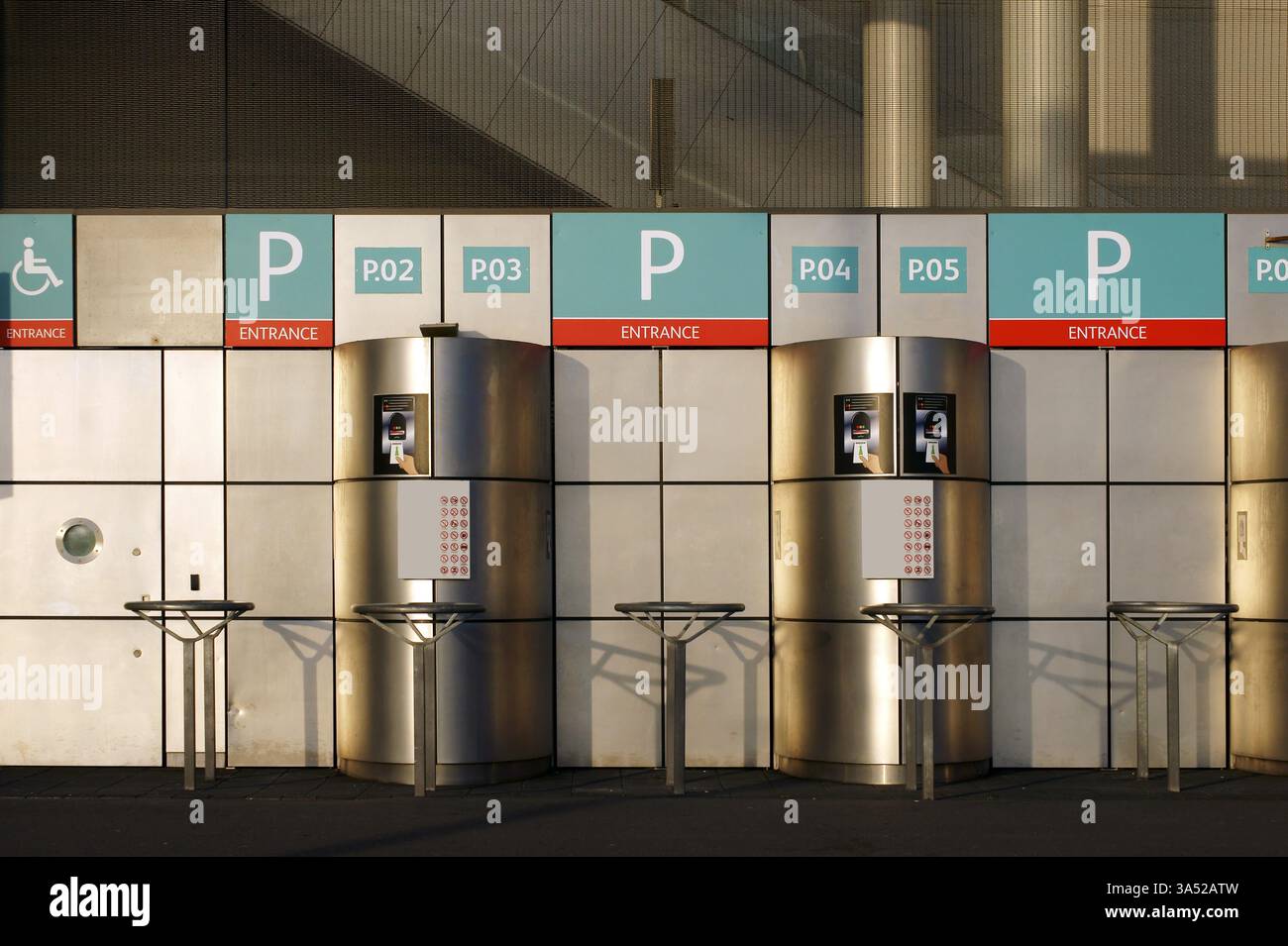 Entrances to the football stadium Stock Photo - Alamy