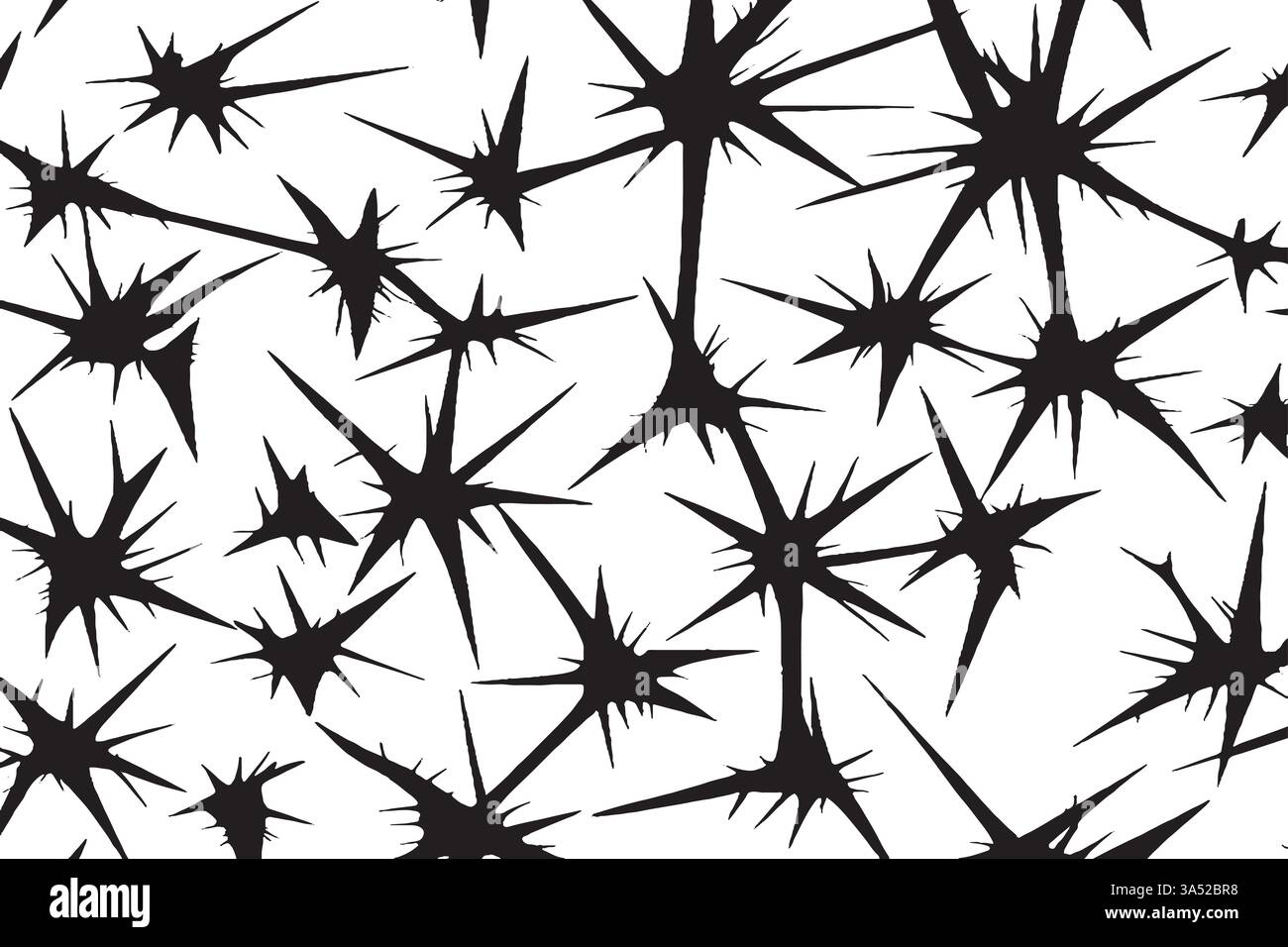 Pattern with random shapes. Abstract geometric illustration Stock ...