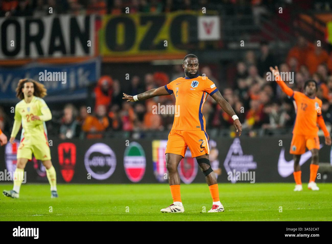 Rotterdam, The Netherlands. 20th Mar, 2025. Rotterdam - Lutsharel ...