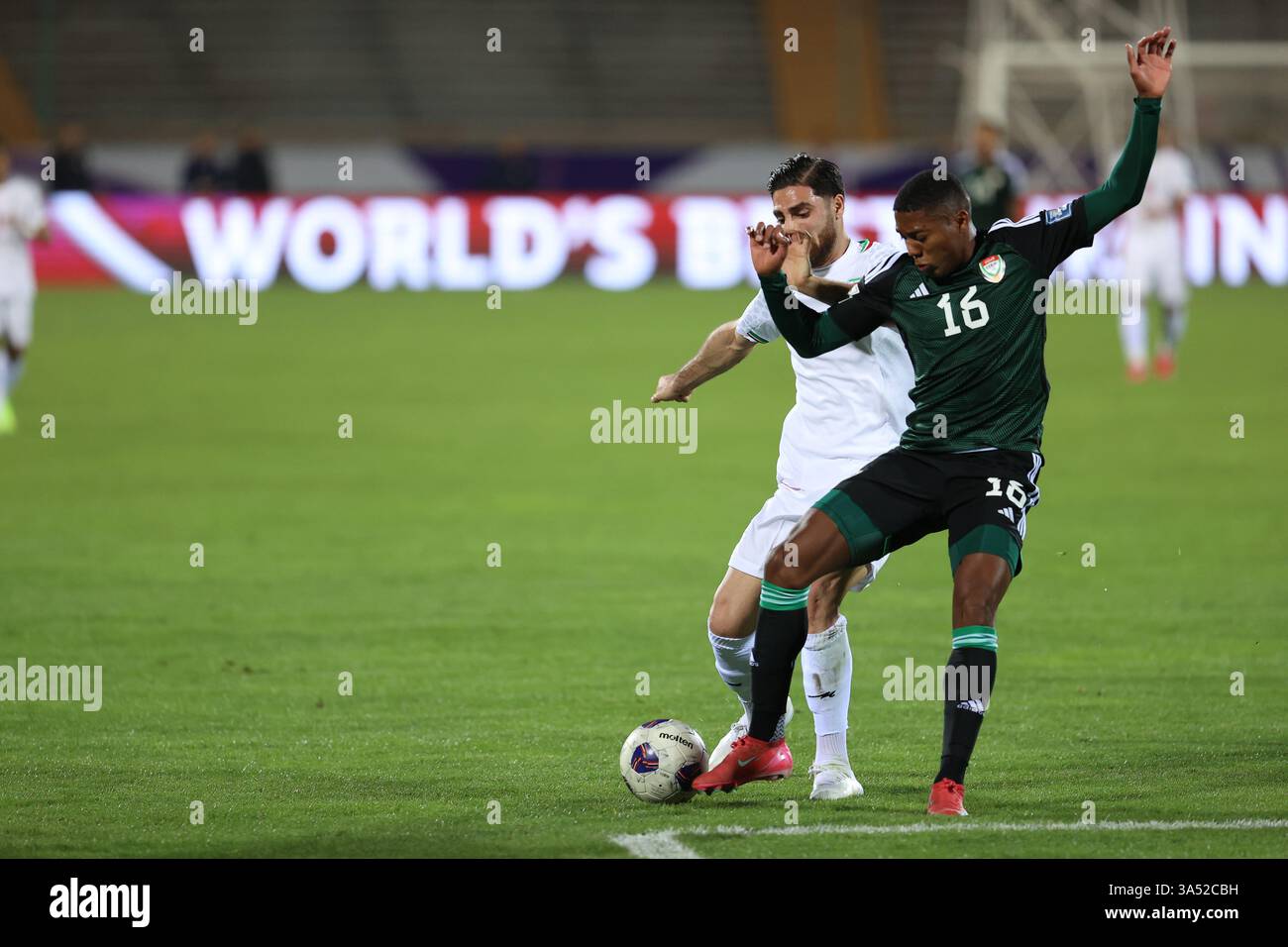TEHRAN, IRAN - 20 March 2025 - Alireza Jahanbakhsh of Iran and Marcus ...