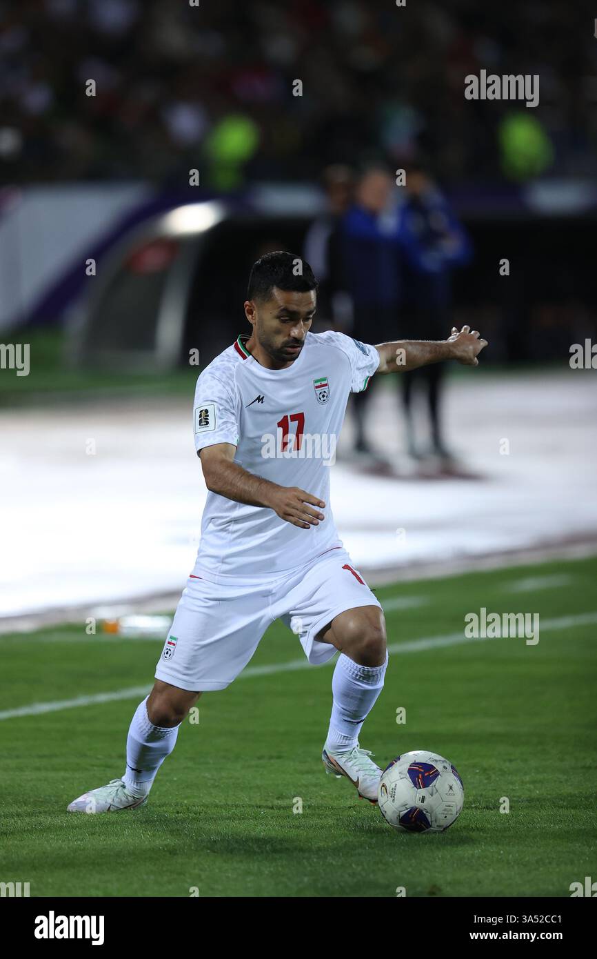 TEHRAN, IRAN - 20 March 2025 - Mohammad Karimi of Iran during the FIFA ...