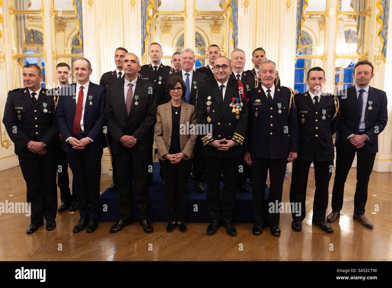 Jean-Claude Gallet, French Minister of Culture Rachida Dati, Paris ...
