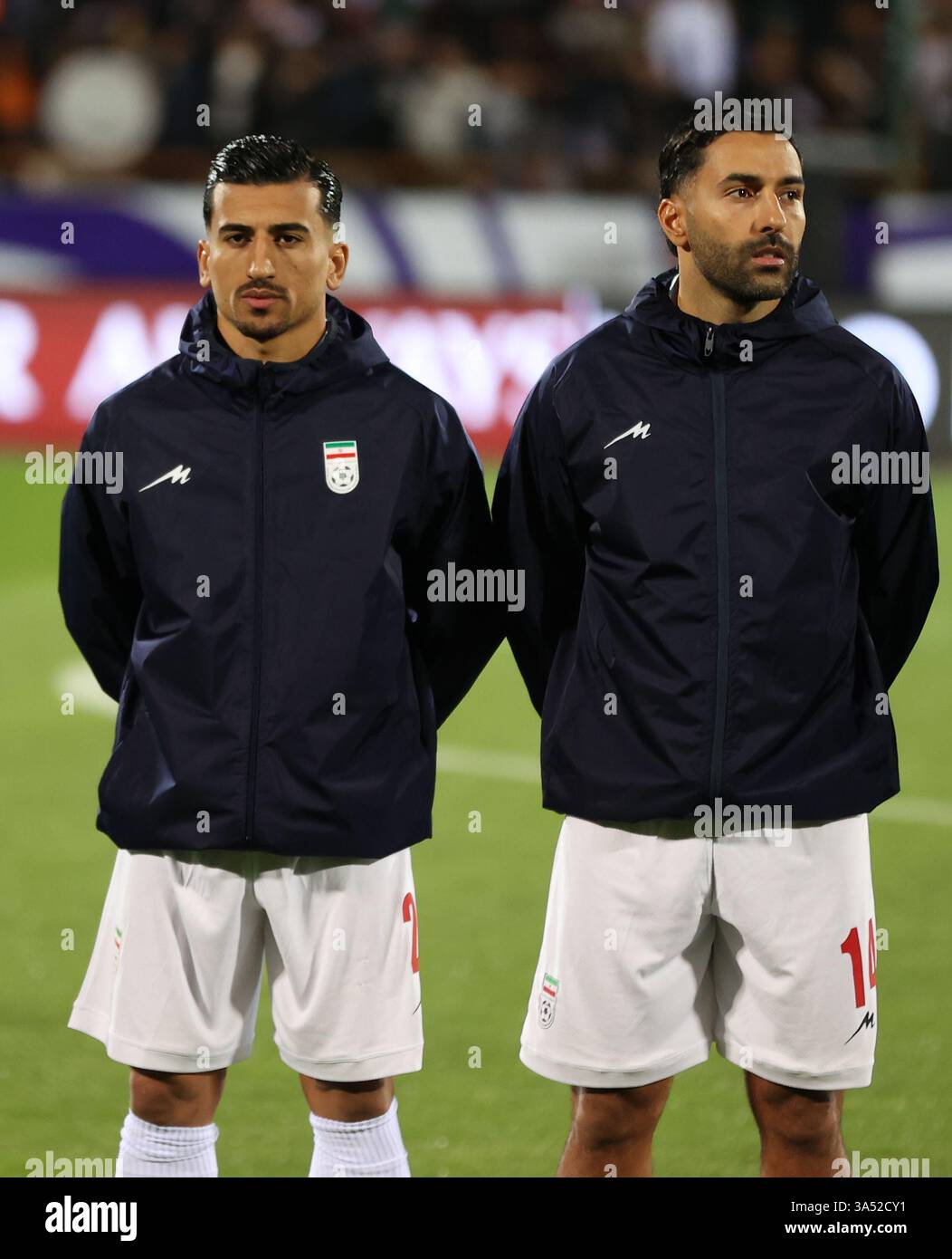 TEHRAN, IRAN - 20 March 2025 - Saleh Hardani and Saman Ghoddos of Iran ...