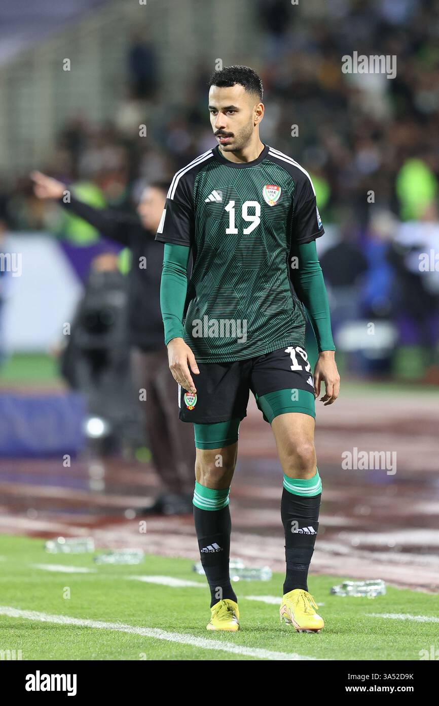 TEHRAN, IRAN - 20 March 2025 - Khaled Ibrahim of United Arab Emirates ...