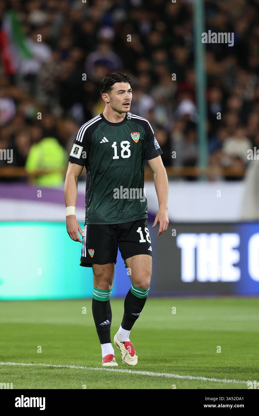 TEHRAN, IRAN - 20 March 2025 - Mackenzie Hunt of United Arab Emirates ...