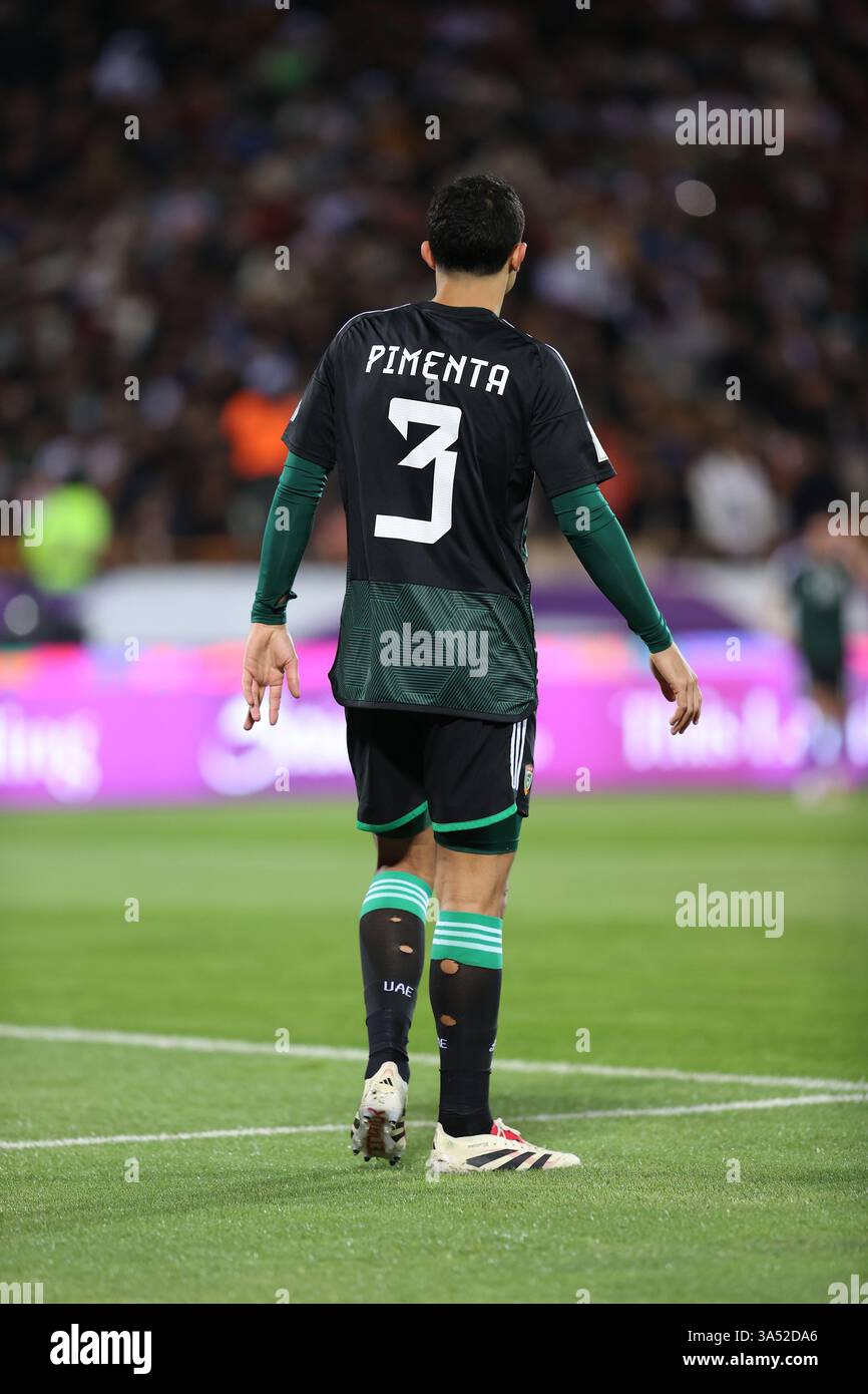 TEHRAN, IRAN - 20 March 2025 - Lucas Pimenta of United Arab Emirates ...