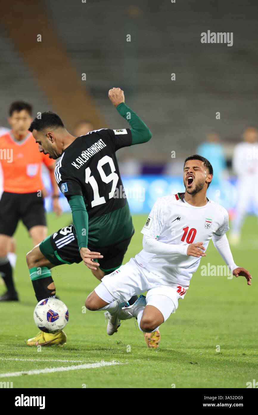 TEHRAN, IRAN - 20 March 2025 - Khaled Ibrahim of United Arab Emirates ...
