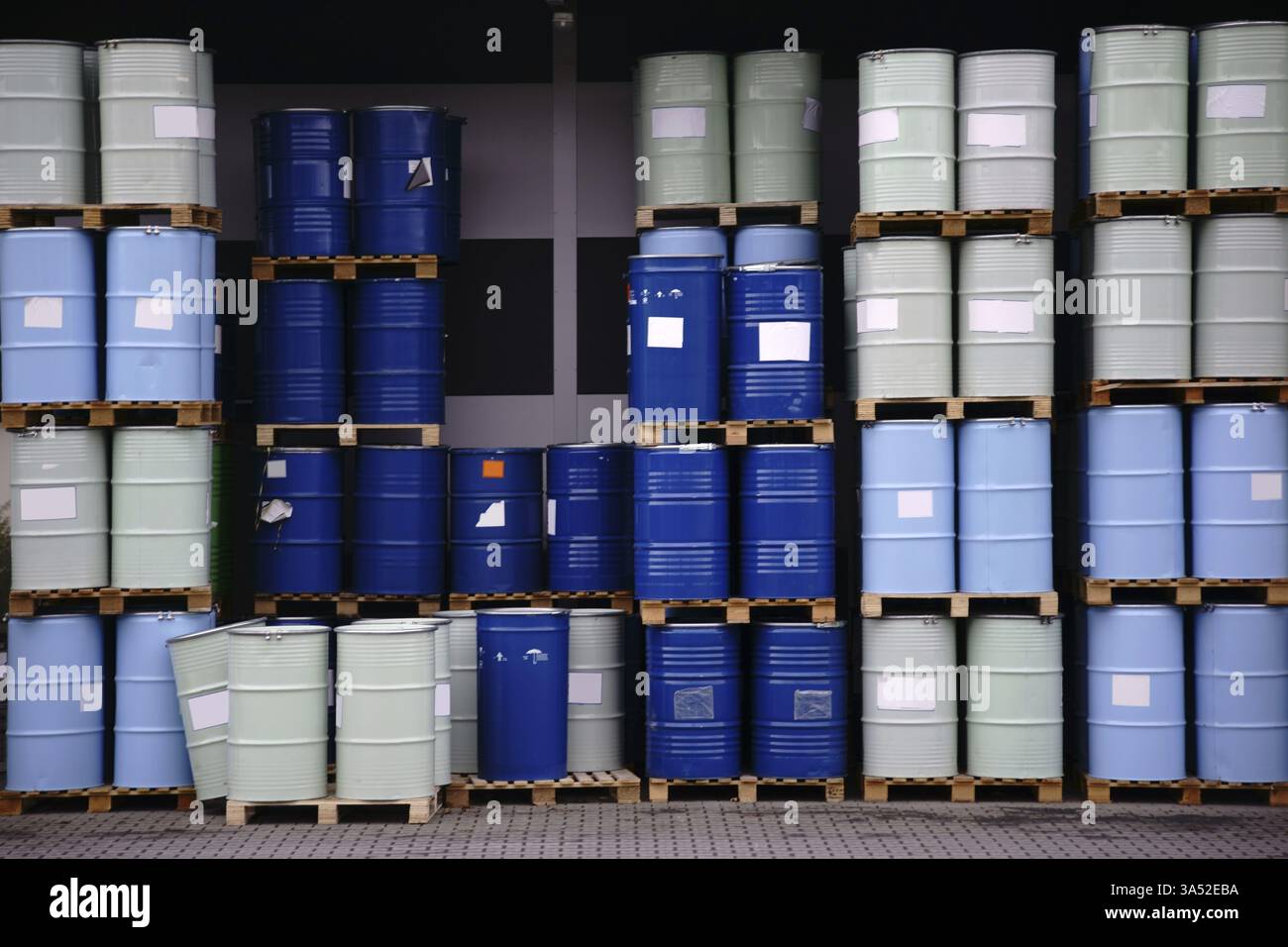 The storage of toxic waste and chemicals in tin cans on the premises of ...