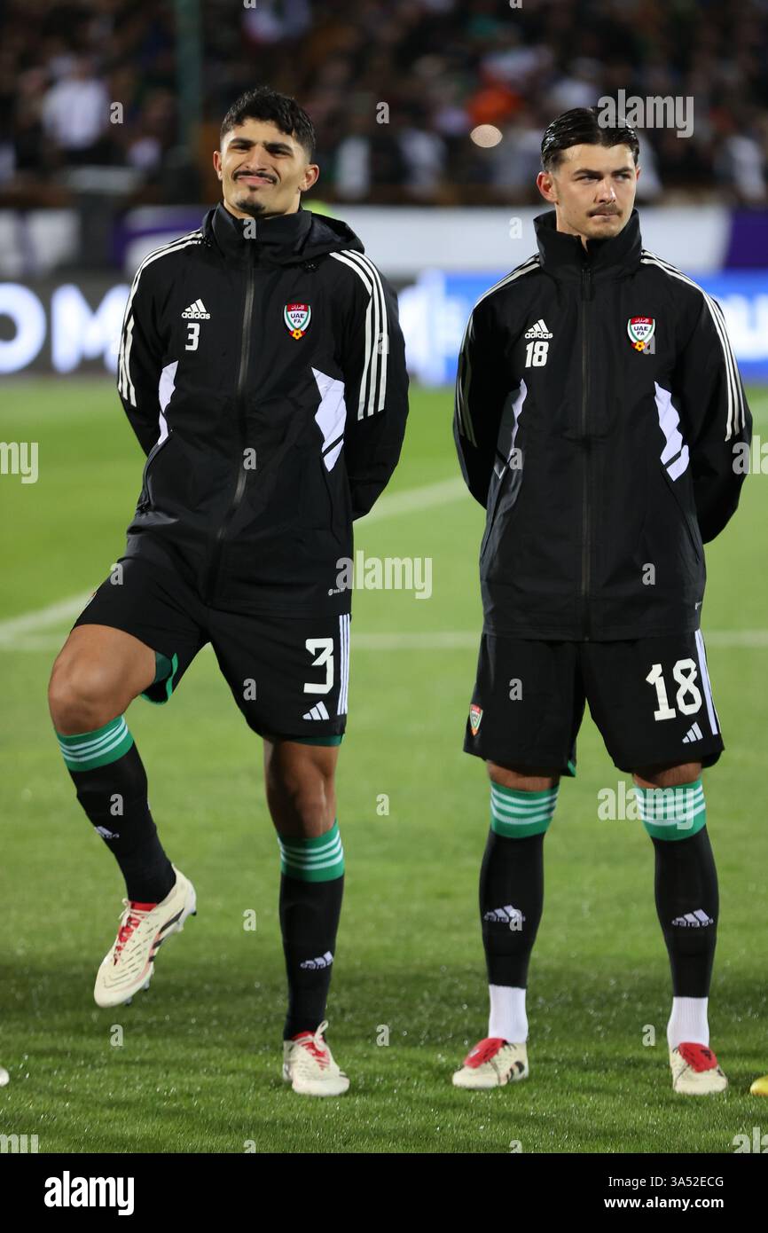 TEHRAN, IRAN - 20 March 2025 - Lucas Pimenta and Mackenzie Hunt of ...