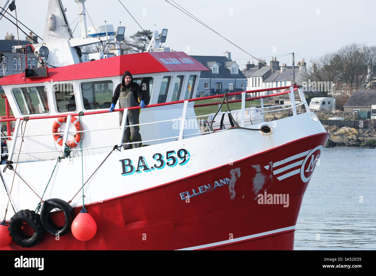 Isle of Whithorn, Galloway, Scotland - The Ellen Ann shellfish fishing ...