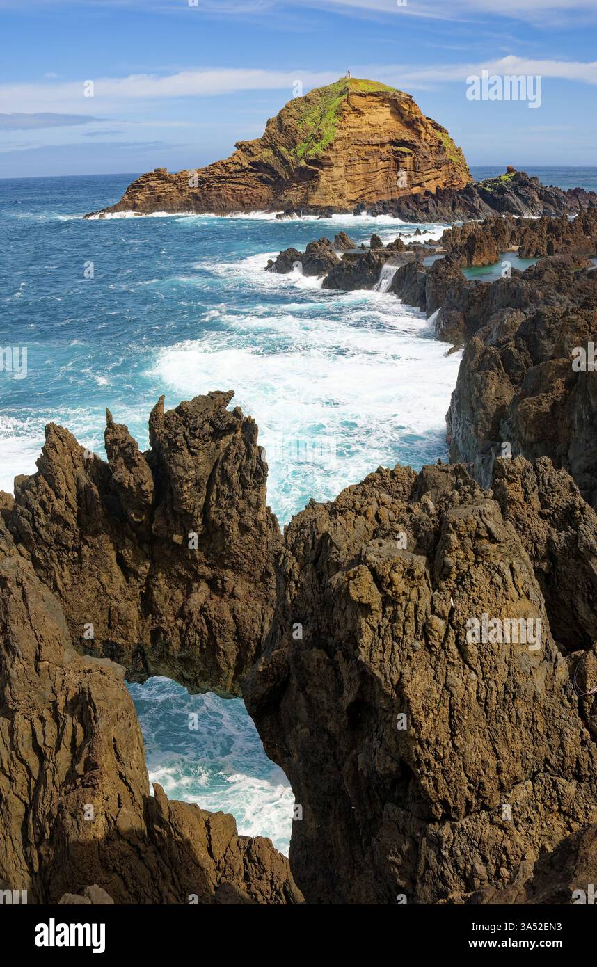 Natural swimming pools in volcanic rock, lava pools, natural swimming ...